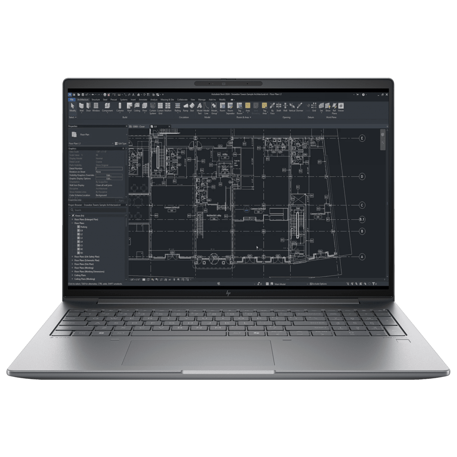 Z4CAD - HP ZBook X G1i 16 - AutoCAD / Revit LT / SketchUp Pro